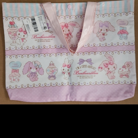 Sanrio | Accessories | Sanrio Bonbonribbon Laminated Tote Bag | Poshmark